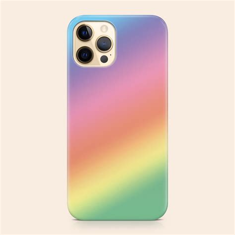 Ombre Pastel Rainbow Phone Case Rainbow Iphone 12 Pro Case Etsy Uk