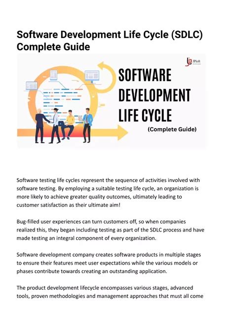 PPT Software Development Life Cycle SDLC Complete Guide PowerPoint Presentation ID
