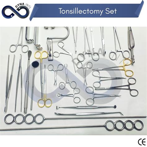 Tonsillectomy And Adenoidectomy 30 Pcs Kit Surgical Instrument Set