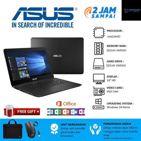 Promo Termurah Laptop Asus Intel Celeron Amd Ram 8gb Windows 10 Ram 2 500 Hdd Diskon 45 Di