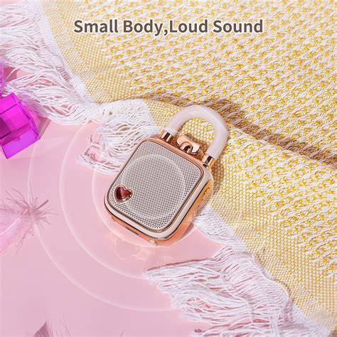 Divoom ® Love Lock Bluetooth Speaker Small Portable Music Box Wireless Stereo Pairing Retro