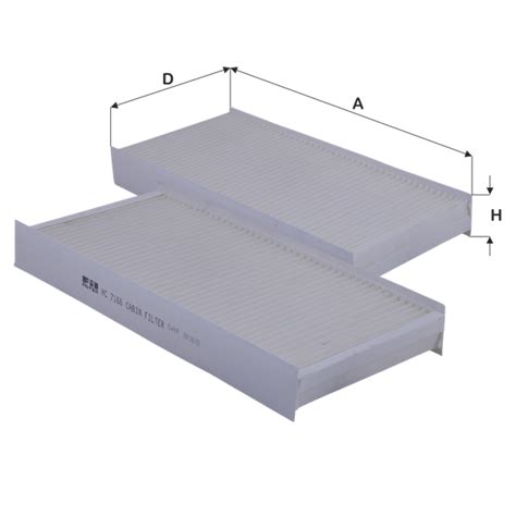 HC 7166 - Filter, interior air - Fil Filter - Online Catalogue