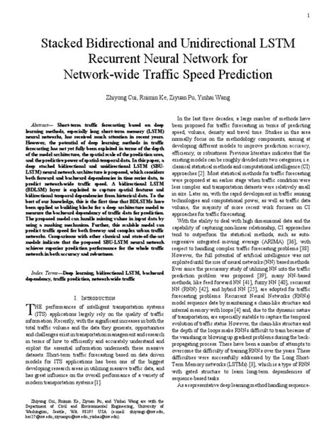 Bilstm Lstm Pdf Deep Learning Systems Science