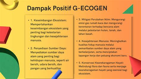 Green Ecosystem Generation G Ecogen Pptx