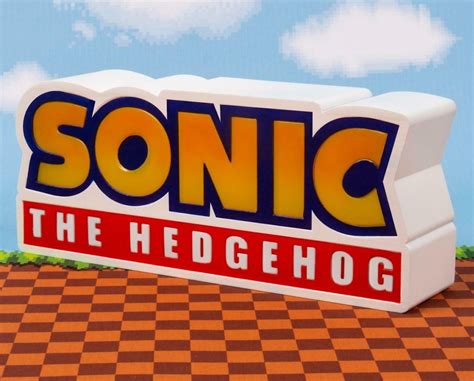 Lampara Logo Sonic 3d