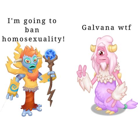 Had A Dream Where Galvana From My Singing Monsters Wanted To Ban