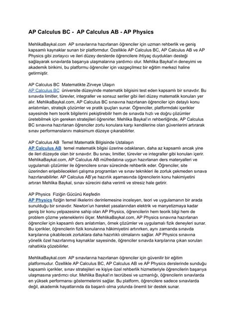 Ppt Ap Calculus Bc Ap Calculus Ab Ap Physics Powerpoint Presentation Id 13599975