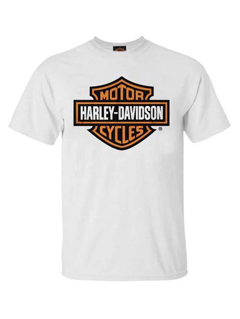 Harley Davidson Mens Bar And Shield Logo Crew Neck Cotton T Shirt