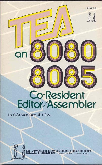 Tea An 8080 8085 Co Resident Editorassembler
