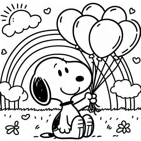 Kleurplaat Snoopy Snoopy Coloring Pages Cute Coloring Pages Monster