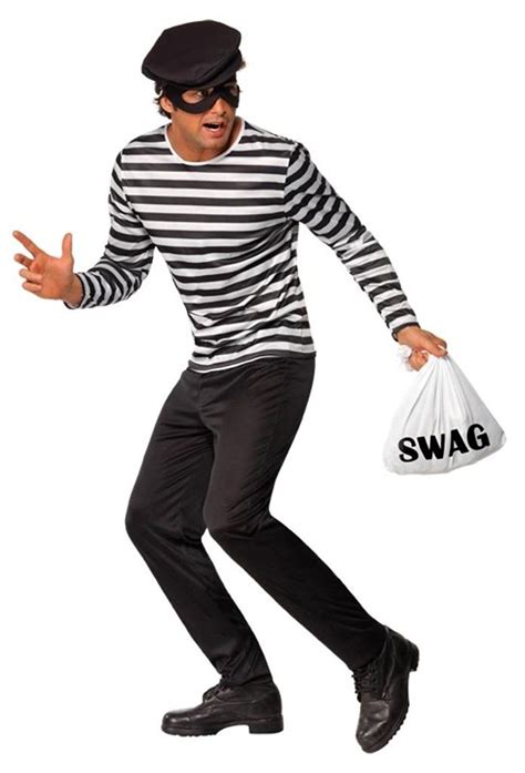 Burglar Costume Men