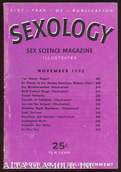 Sexology Sex Science Illustrated Vol 20 No 04 November 1953