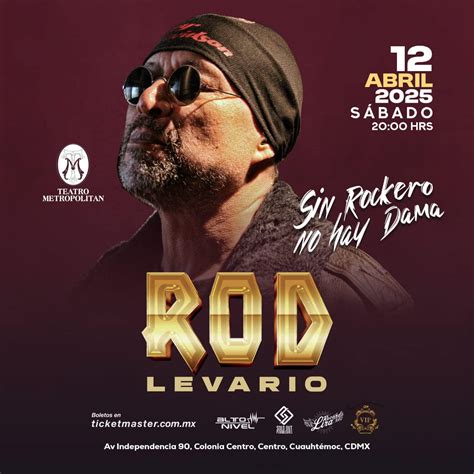Rod Levario Llevará Sus Mejores Canciones Al Teatro Metropólitan