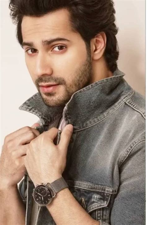 Download Varun Dhawan In Grey Denim Wallpaper