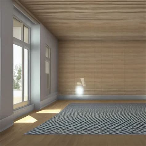 Simulated Mesh Render Of A S Interior With No Stable Diffusion