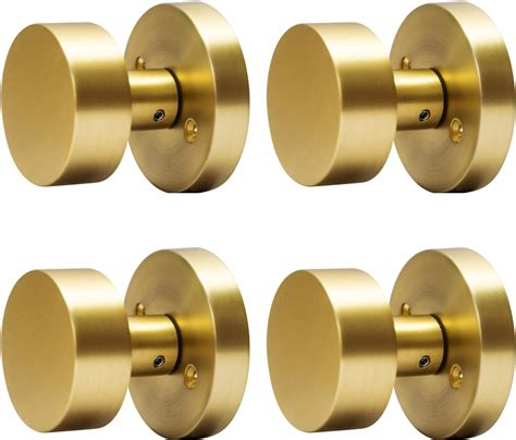 Senharvest Gold Dummy Door Knobs Interior For Satin Brass Door Knobs