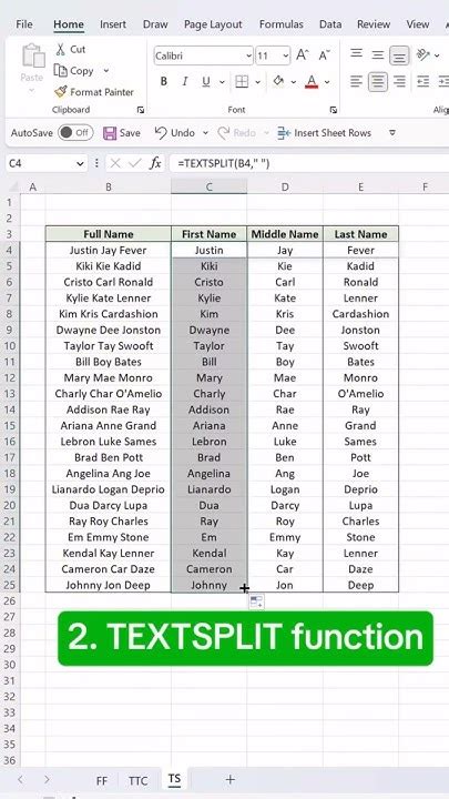 Split Text In Excel 3 Methods Excel Shortsfeed Viralshorts Trendingshorts Exceltips