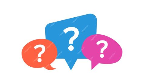 Premium Vector Question Mark Icon In Flat Style Faq Vector