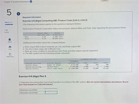 solved required information exercise 4 8 algo computing
