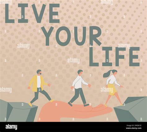 Handwriting Text Live Your Life Internet Concept Motivation
