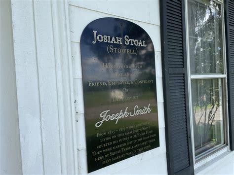 Joseph Knight Home And Josiah Stowell Home
