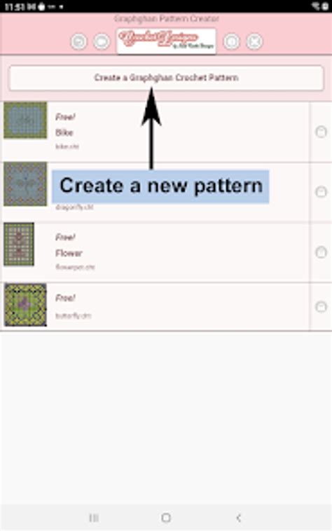 Android 용 Crochet Graphghan Creator 다운로드