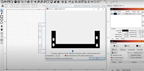 Lightburn Node Editing Perforation And Flood Fill Features