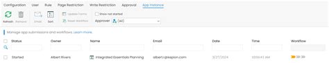 Administrator Module App Instance Tab Kepion Support Center