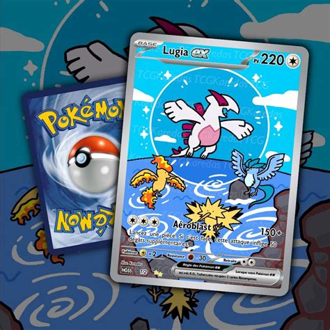 Lugia Shiny Custom Pokemon Card Etsy