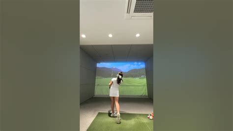 오늘 우리 회원님들 전원 베이비 드로우샷 구사 완료 🎶💓 klpga정혜윤프로 프로골퍼 golf 골프 여자프로골퍼