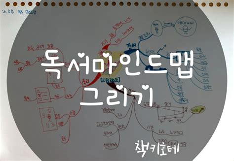 독서 목차 마인드맵 그리기 드림리스트 네이버 블로그