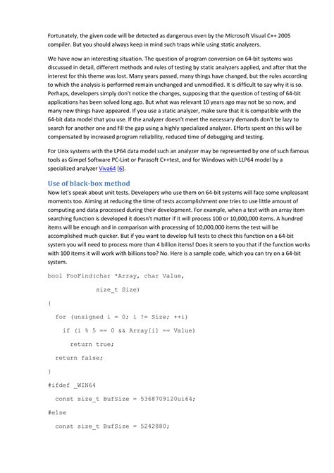Traps Detection During Migration Of C And C Code To 64 Bit Windows Pdf