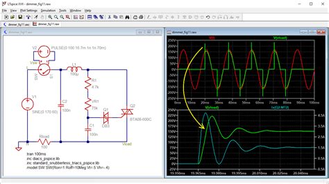 Passive Networks Rfi Filter Modeling In Ltspice W Triac Electrical