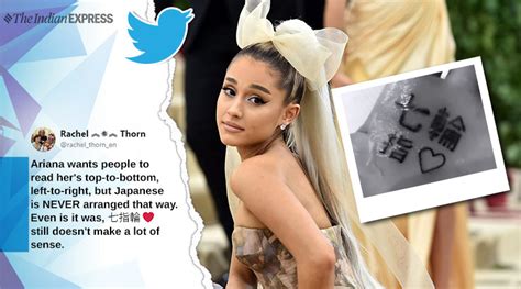 Arianna Grandes Japanese Tattoo Fails Twice Singer Gets Roasted On
