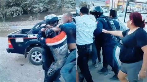 Hombres Se Pelean Con Agentes De Tránsito Tras Intentar Infraccionarlos