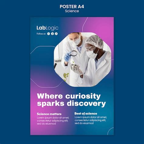 Free Psd Science Template Design