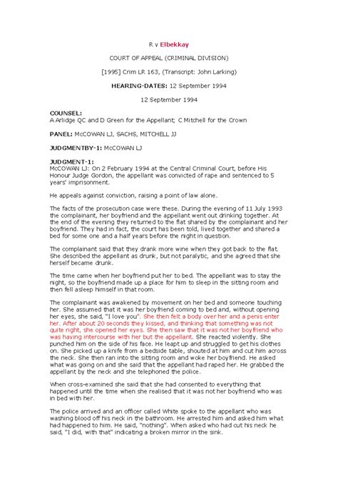 r v williams case law r v williams court of criminal appeal [1922