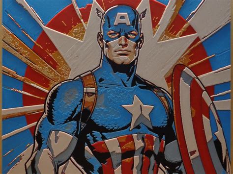 Hueforge Captain America Fan Art By The Mad Fabricator Makerworld