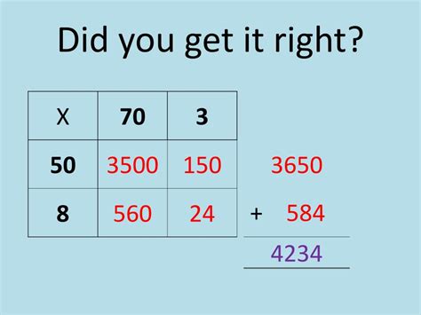 PPT LO I Can Multiply A Two Digit Number By Another Two Digit Number Using The Grid Method
