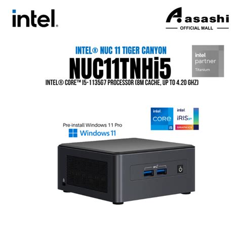 Intel Nuc 11 Pro Kit Nuc11tnhi5 Mini Pc Barebone Diy Desktop 11th Gen