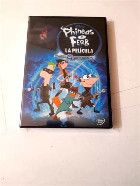 Dvd Andphineas Y Ferb La Pelicula A Traves De La 2a Dimension Walt