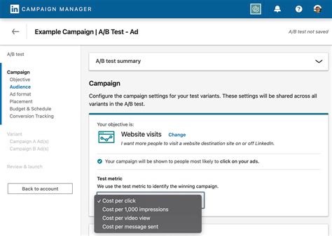 linkedin ads how to a b test your way to effective campaigns social media examiner