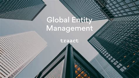 The Importance Of Entity Management For Global Businesses Traact