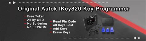 Original Autek IKey820 Key Programmer OBDII365 Com Official Blog