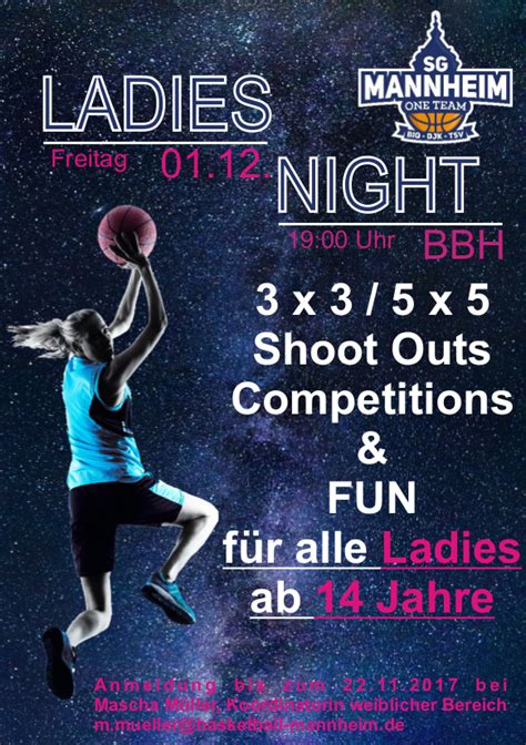 Sg Mannheim Ladies Night 2017 Sg Mannheim Basketball