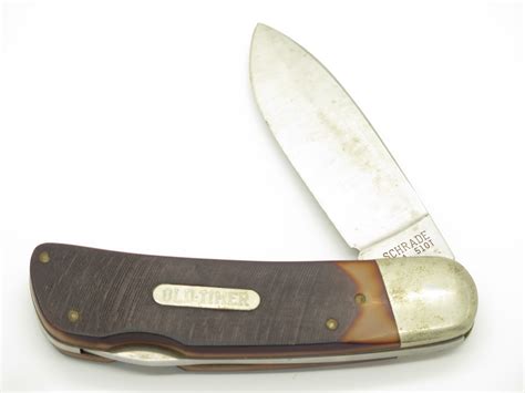 Vintage Schrade Usa 510t Old Timer Folding Hunter Lockback Knife