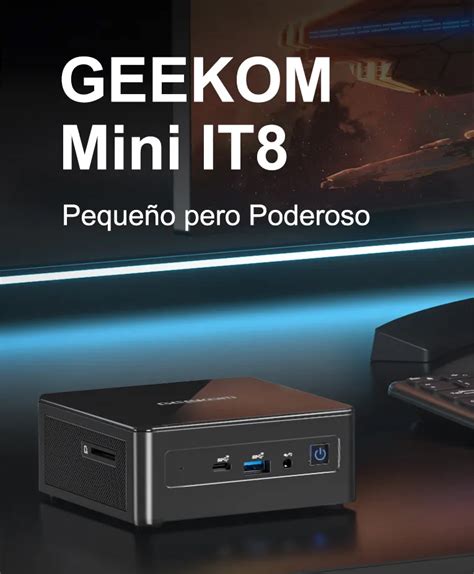 Geekom Mini It8 Mini Pc 8ª Generación De Intel Core I5
