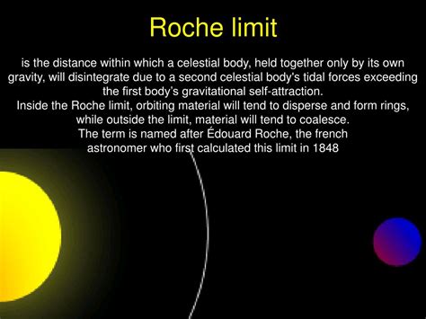 Ppt Roche Limit Powerpoint Presentation Free Download Id 4587595