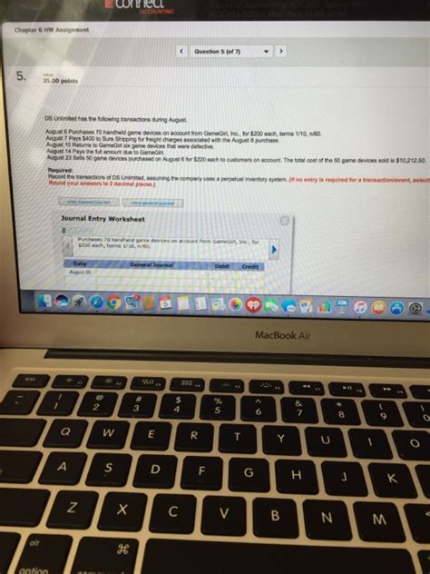 solved chapter 6 assignment question 5 of 3s 00 points