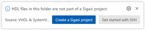 Setting Up A Project Sigasi